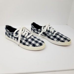 Mossimo Supply Co. | Shoes | Mossimo Cute Blue White Checked Tennie ...